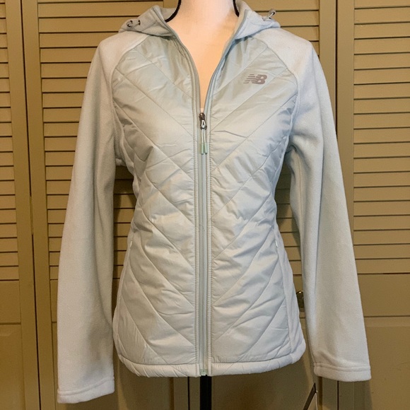 New Balance | Jackets & Coats | Nb Polar Fleece Mint Cream Fleecequilt ...